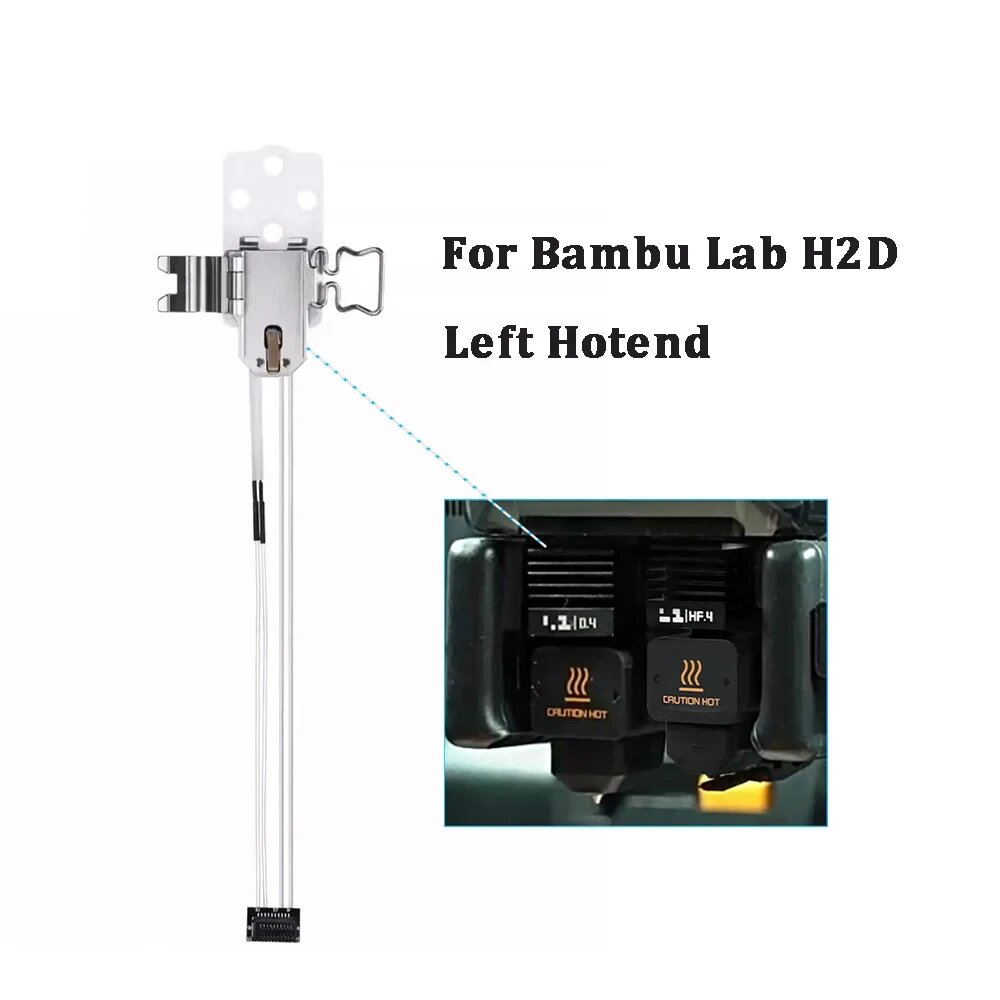 Керамический нагревательный элемент из циркония для Bambu Lab H2D H2C (левый хотэнд)