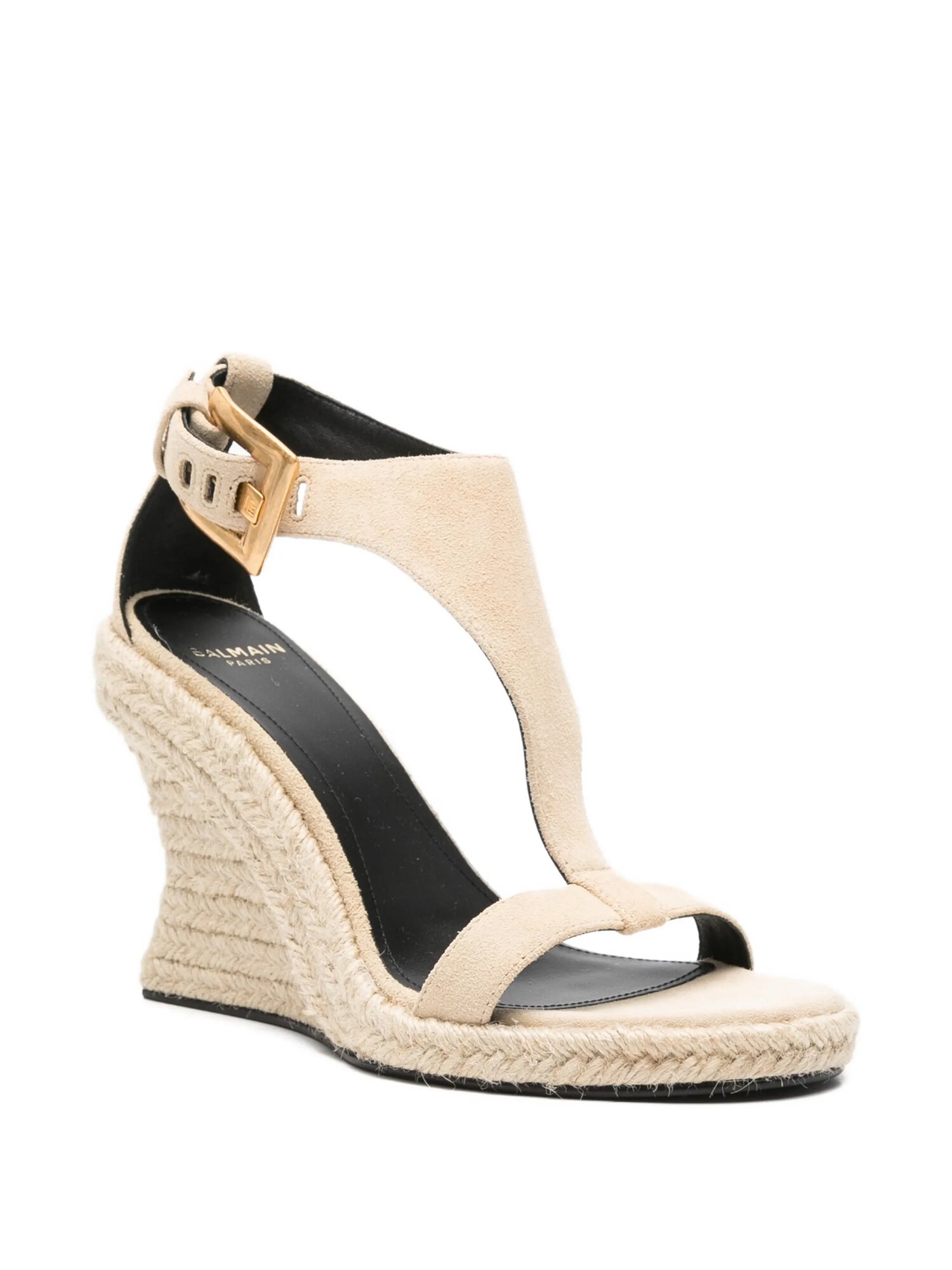 Эспадрильи BALMAIN Anthem wedge espadrilles, размер 37, разноцветный — фото 1