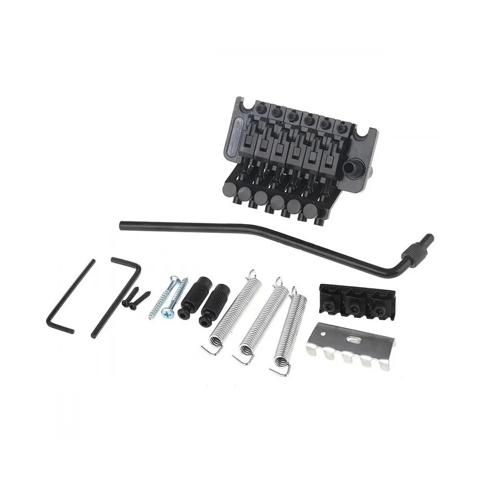 Floyd Rose Tremolo System для электрогитары, черная сталь, 43 мм, полный комплект