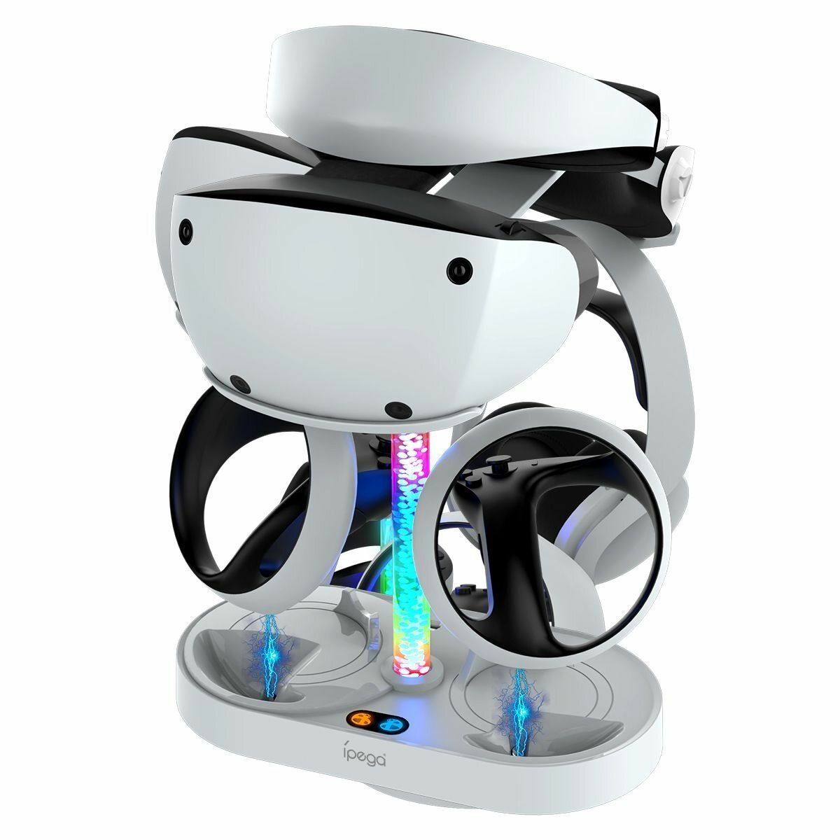 Зарядная станция для PSVR2 с RGB-подсветкой и магнитной зарядкой Для геймеров Быстрая зарядка Безопасная зарядка