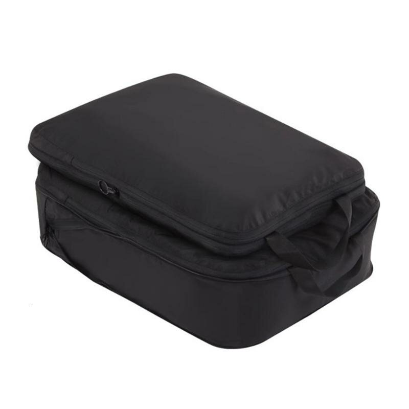 Складные чехлы для одежды из ткани «память» (6 шт.), Черный средний 36 26 1