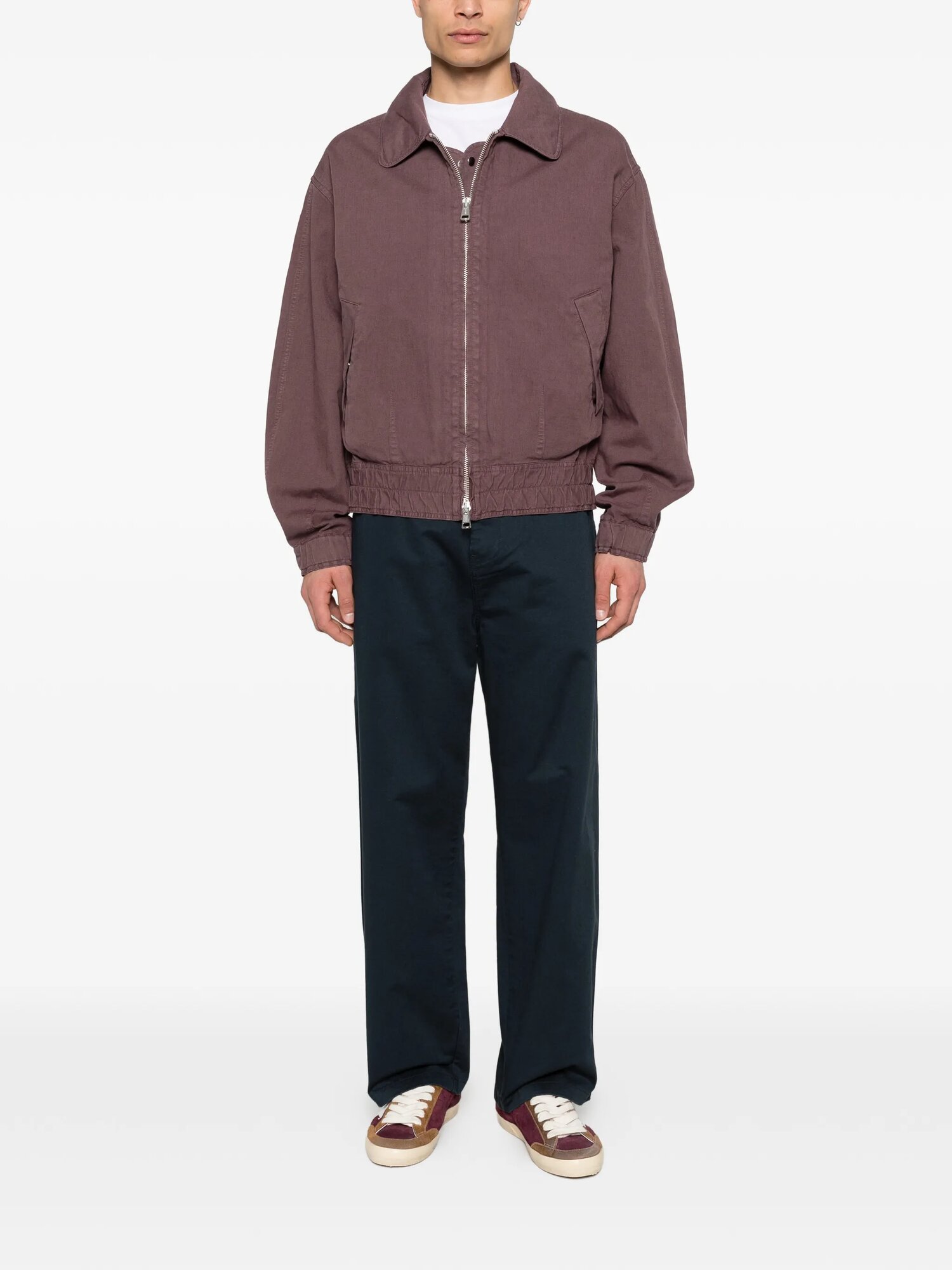 Брюки классические Carhartt WIP, размер XL, темно-синий — фото 1