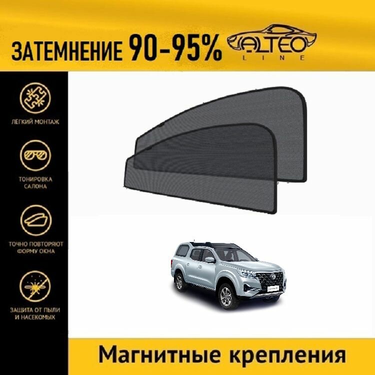 Автошторки ALTEO на OTING PALASSO 1 (2024-Н. В.) на передние двери на магнитах