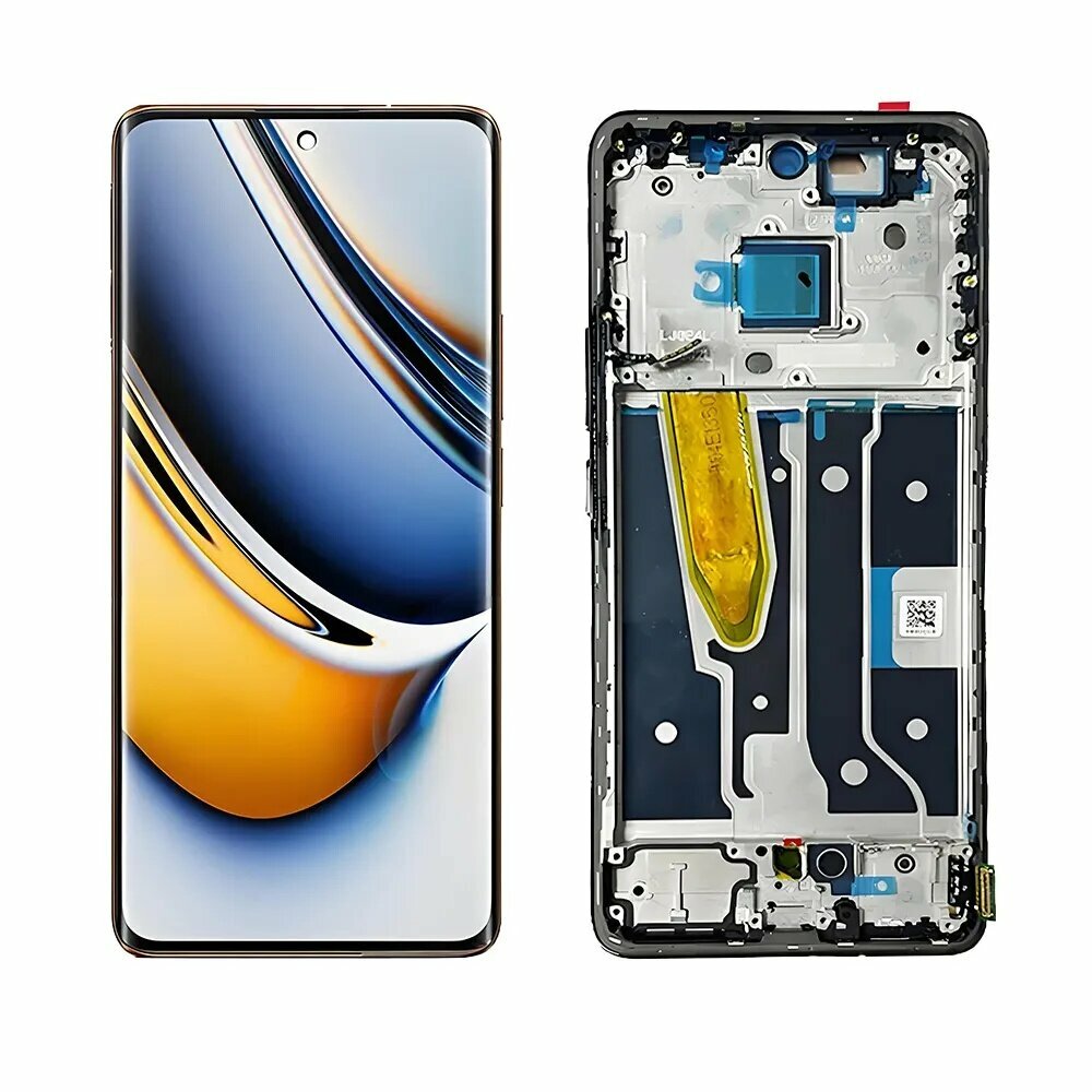 (AMOLED) Дисплей(экран) для Realme 11 Pro / 11 Pro Plus в сборе с тачскрином рамкой (Оригинал)