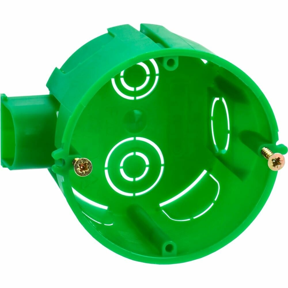 Коробка установочная КМ40004-10 блоч. для тверд. стен 68х45 (стык. узел) IEK UKT10-068-045-000-A-S