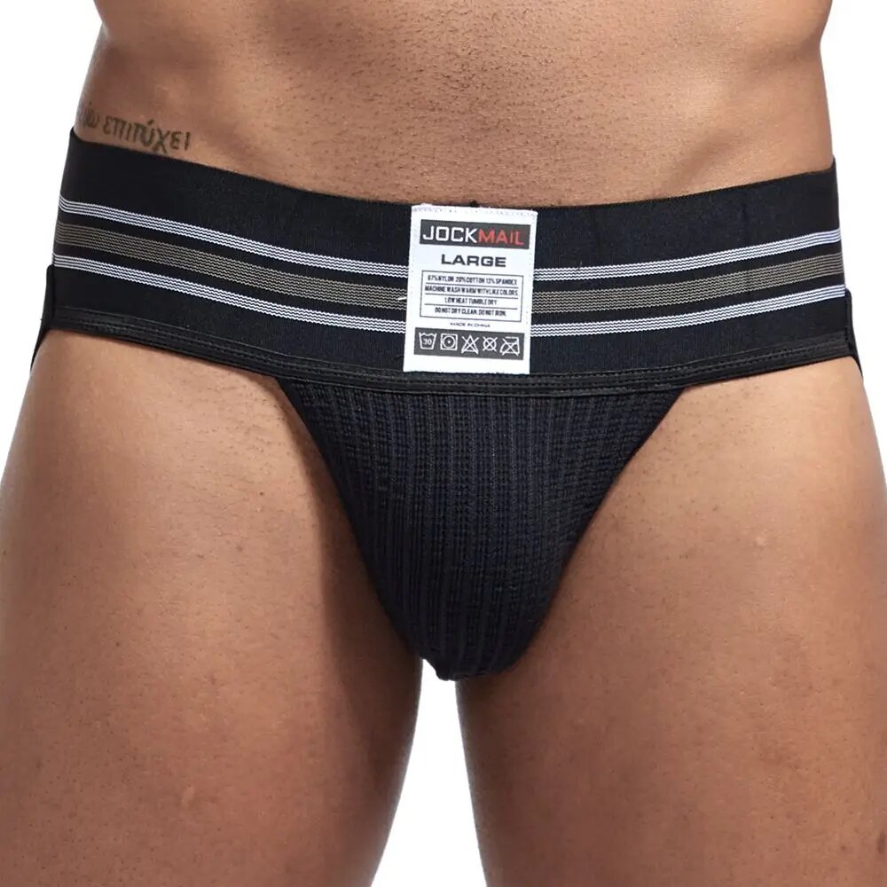 Мужские трусы-слипы JOCKMAIL, L, JM223BLACK