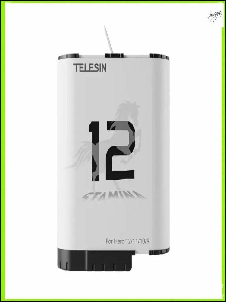 Эксклюзивный морозостойкий аккумулятор Telesin Stamina 1720мАч для GoPro Hero 9 10 11 12