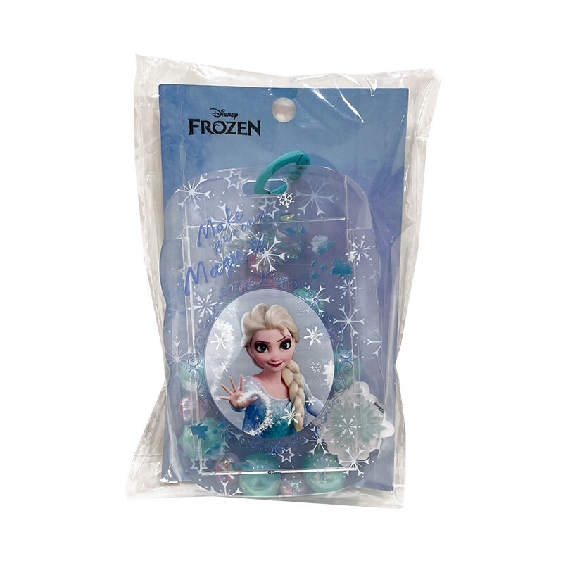 Держатель для карт с бусинами Disney, прозрачный чехол для проездного билета, студенческого билета, рабочего пропуска, карты питания, заводского пропуска, акриловый защитный чехол, подвеска.