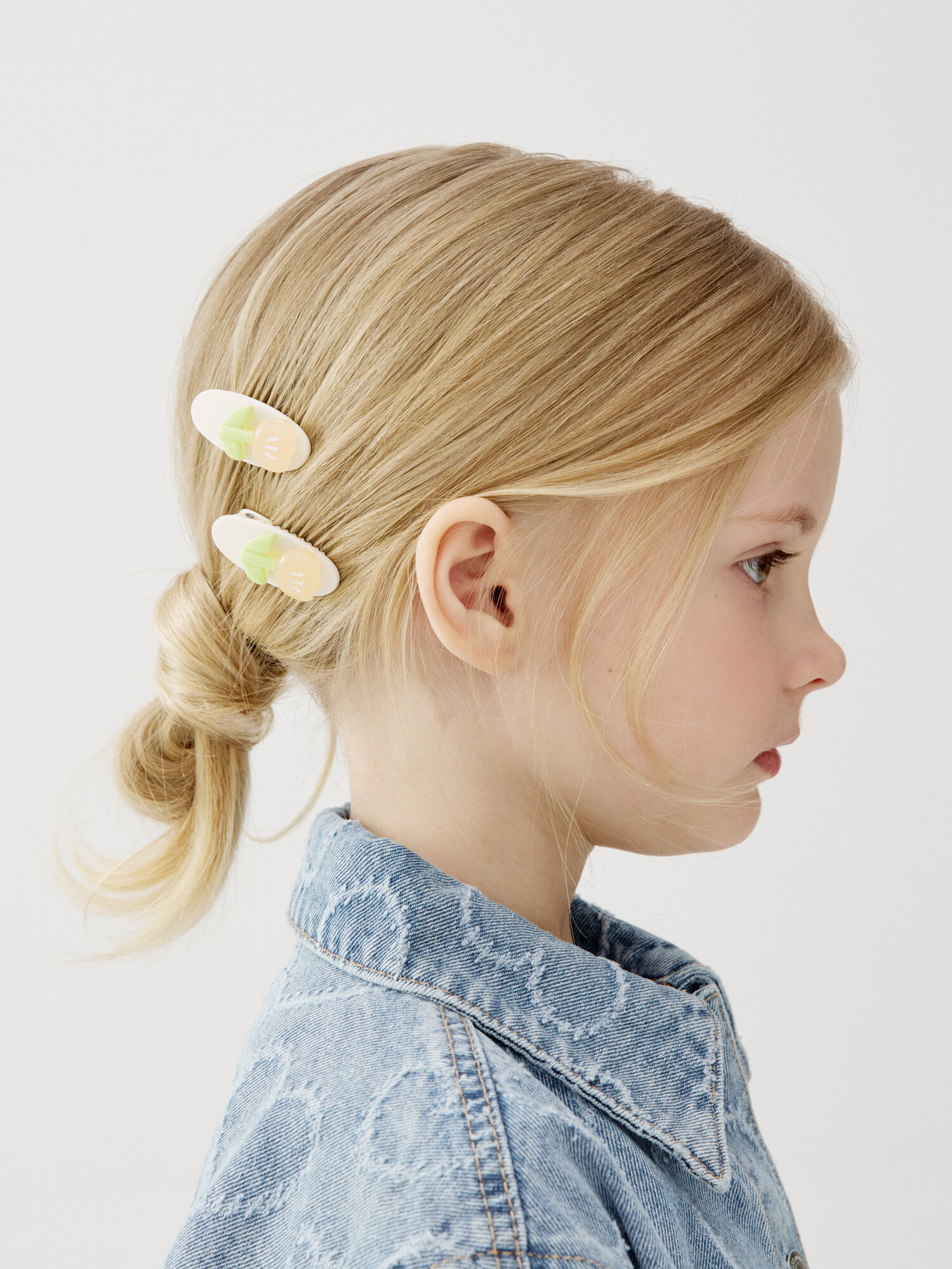 Заколка для волос зажим с декором в наборе из 2 шт. SELA для девочек