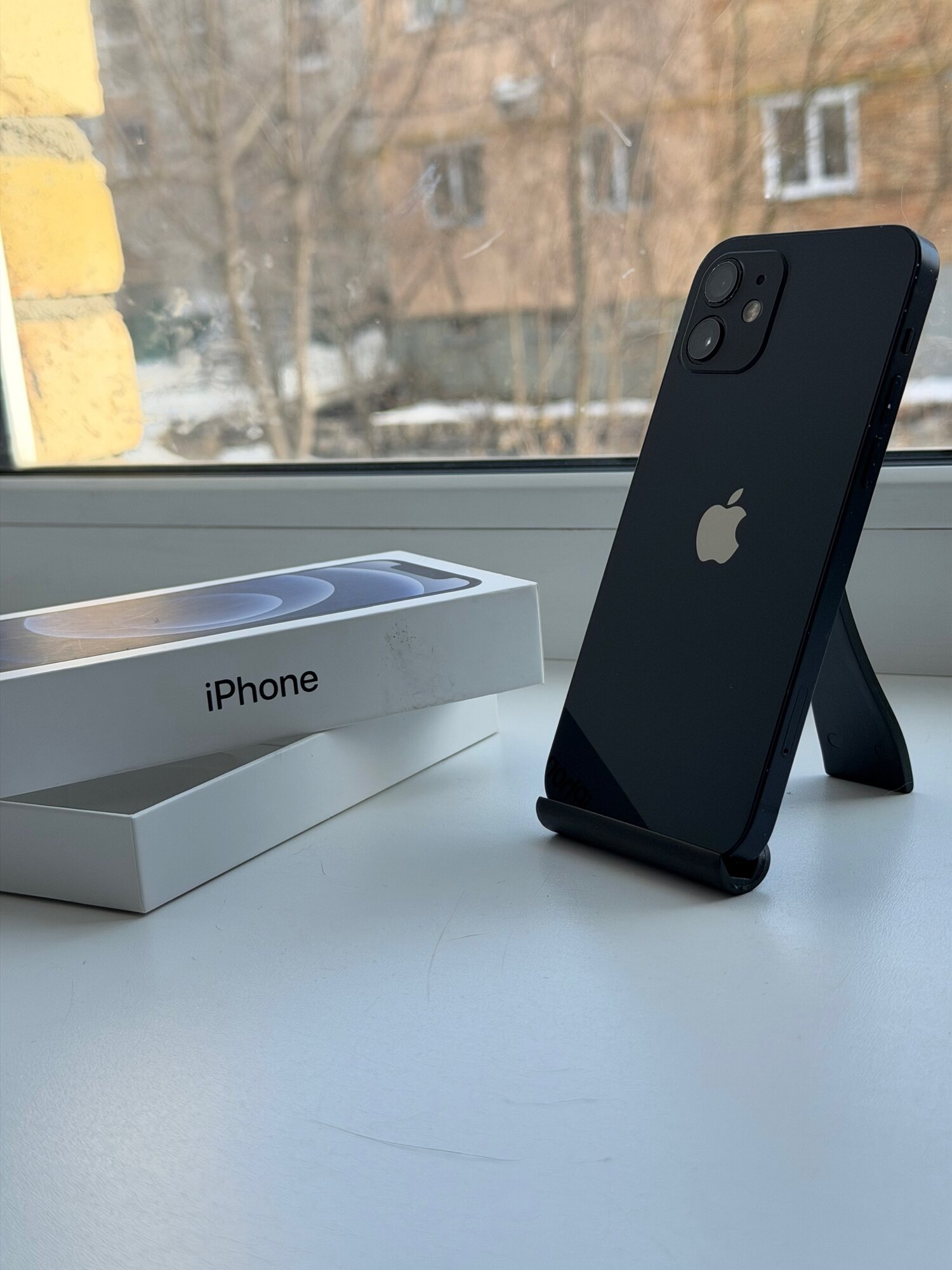 Смартфон Apple iPhone 12 128Gb Black (SIM+eSIM)(Для других стран)