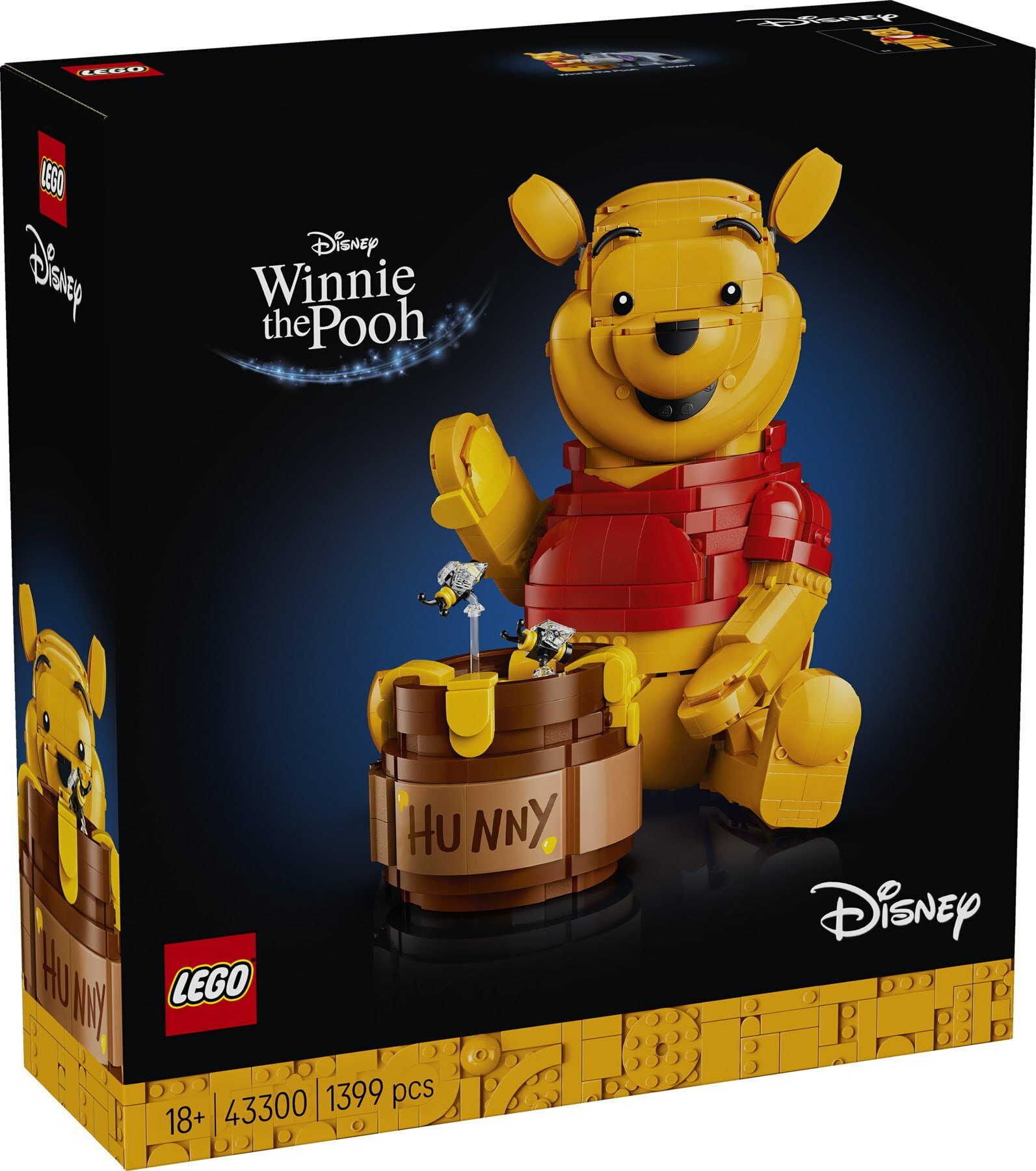 Конструктор LEGO DISNEY 43300 Winnie the Pooh Винни-Пух, 1399 деталей