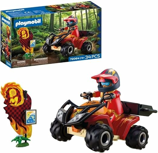 Конструктор Playmobil - Внедорожный квадроцикл, 34 эл. - Плеймобиль 72064