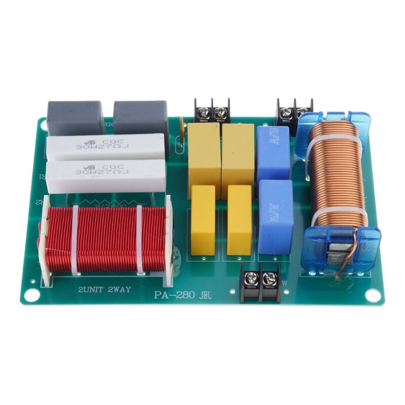 Модульная Плата Делителя Частоты Динамика с 2 Блоками, Кроссоверы Высоких и Басовых Частот, Распределитель Фильтров, Разветвители для DIY Speaker PA280