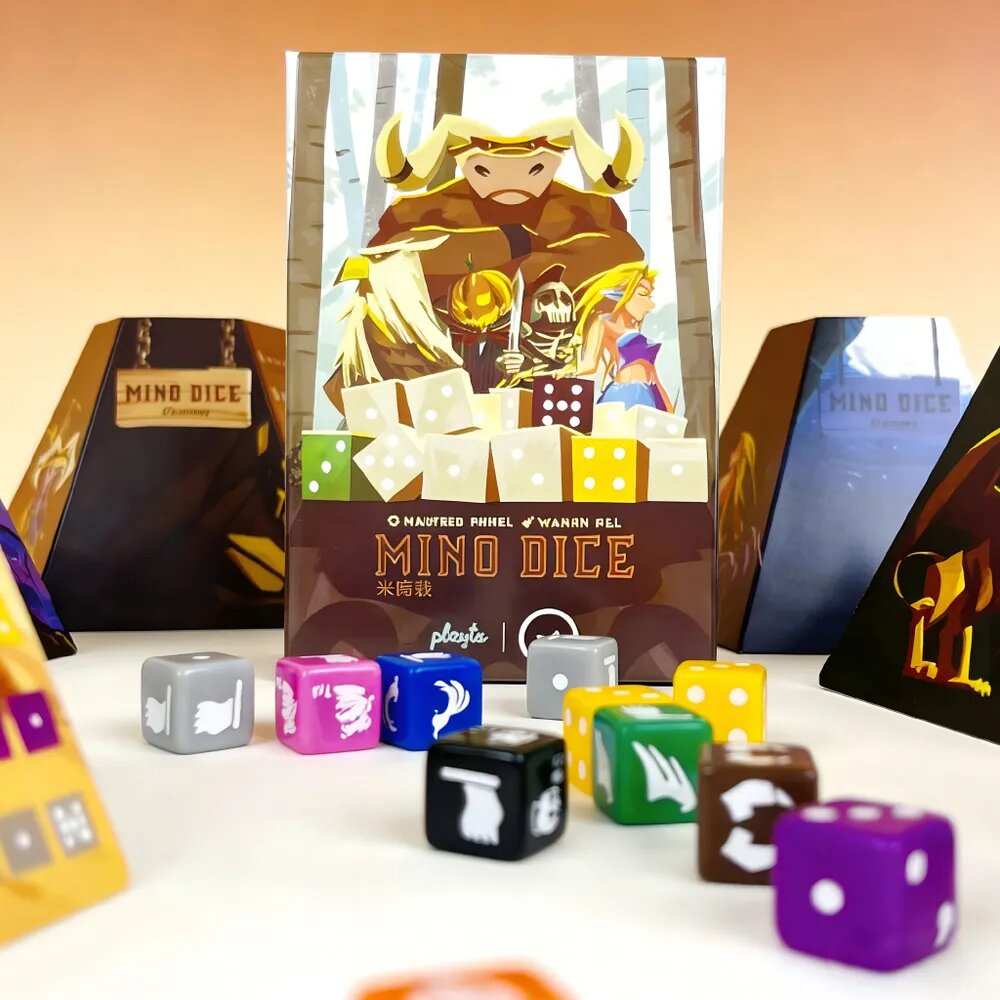 Настольная игра Mythical Dice: Английская версия для вечеринок, безграничное веселье, идеальный подарок на день рождения