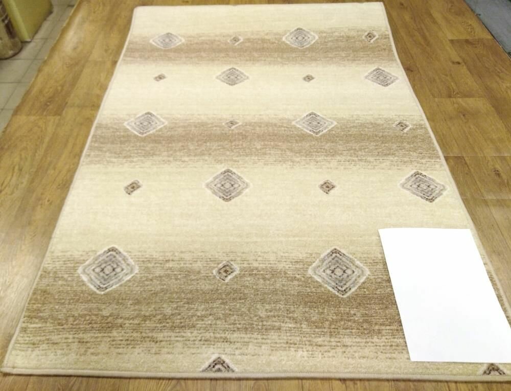 Ковер mix// Дворцовый цвет Бежевый 1 м на 1,5 м