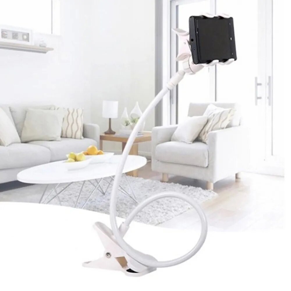 Вращающийся на 360 градусов гибкий держатель для телефона, подставка для мобильного телефона, держатель на длинной руке, кронштейн для кровати, настольного планшета