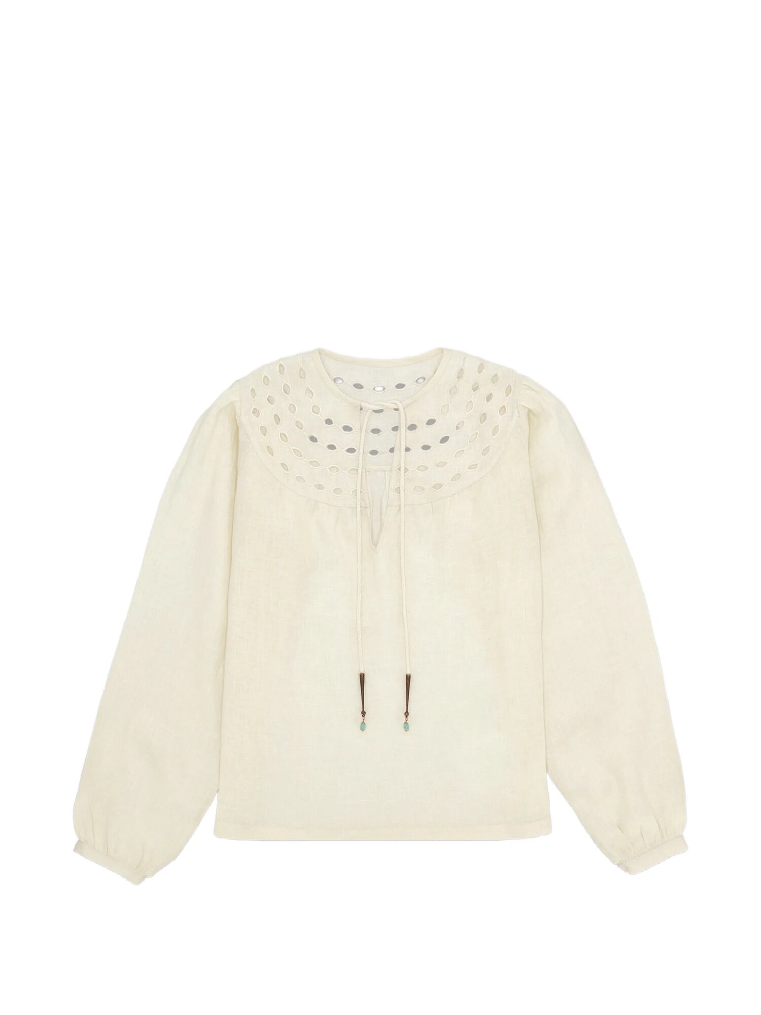 Блуза Embroidered linen blouse