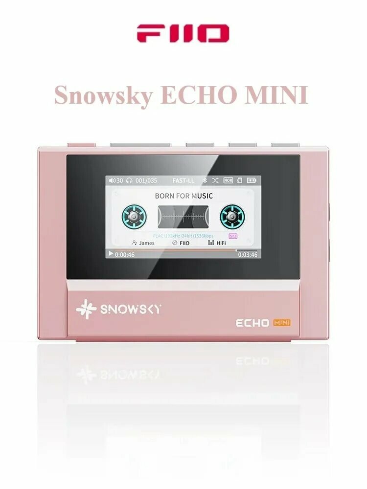 FiiO Snowsky ECHO MINI 8GB Портативный Музыкальный Плеер Без Потерь Bluetooth UI С Длительным Сроком Службы Custom Mini MP3