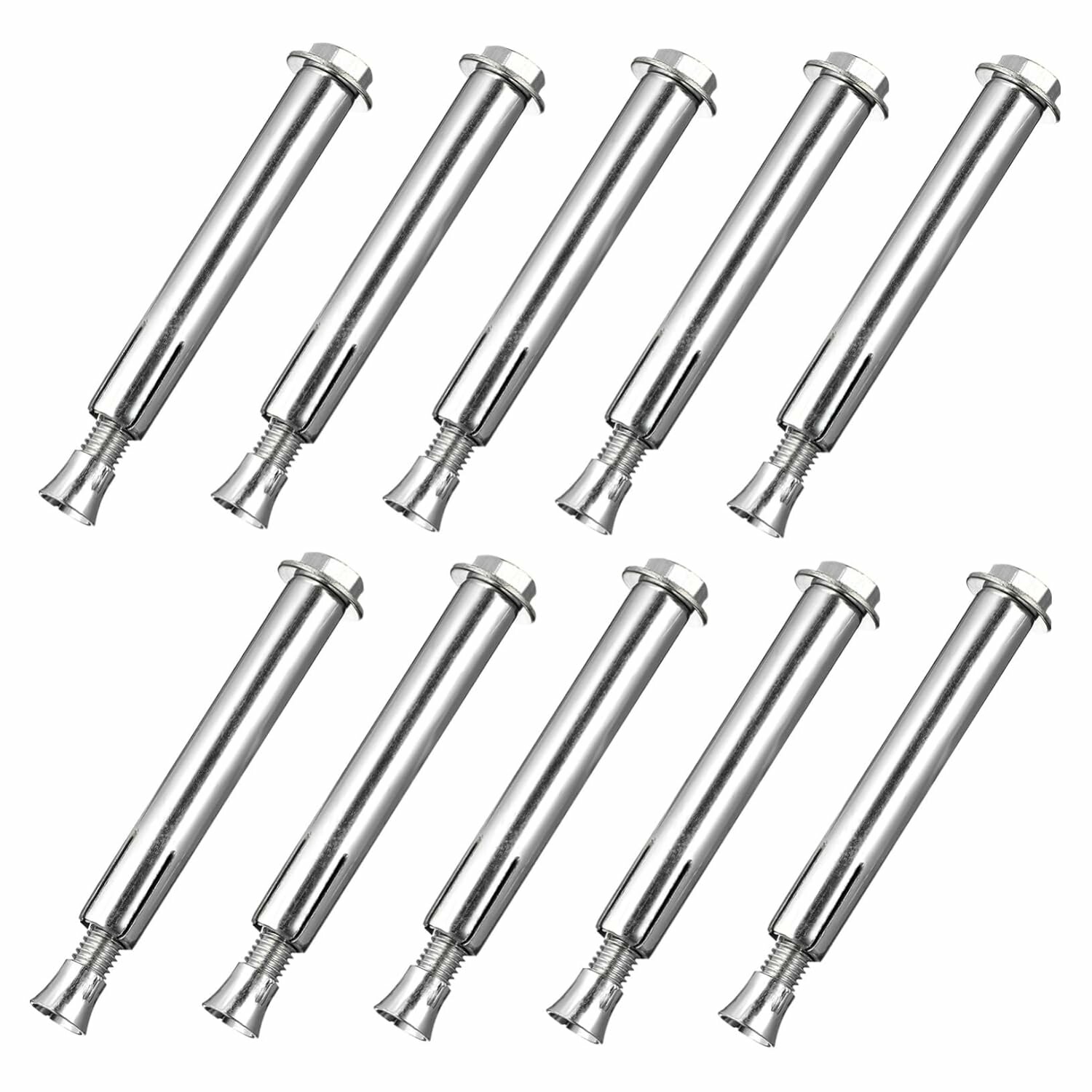 10 шт. дюбели для асфальта для лежачих полицейских. Высокопрочные анкерные винты для подъездной дороги. Бетонные крепежи