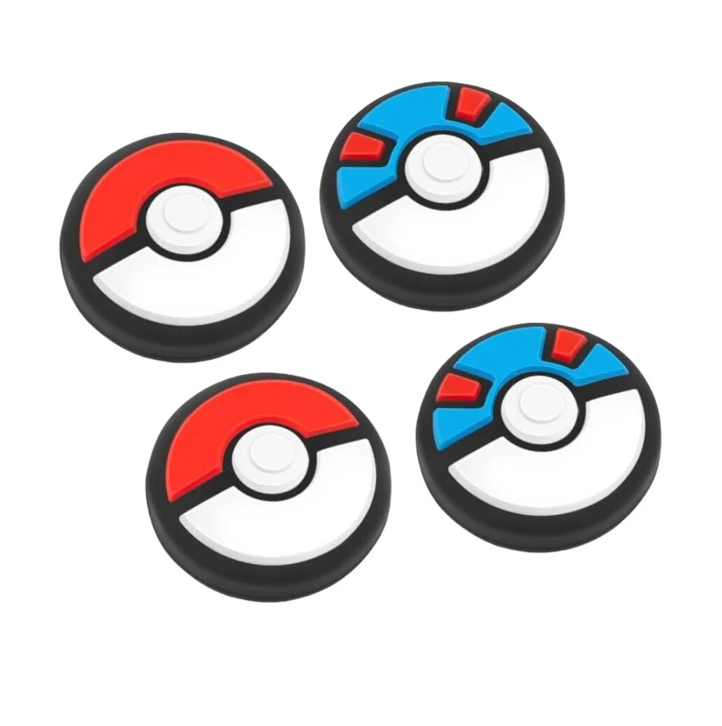 4 шт, силиконовые колпачки для Switch Poke Ball, Цвет: C