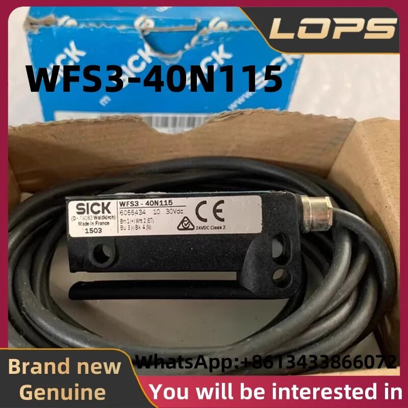 WFS3-40N115 Совершенно новый оригинальный датчик фотоэлектрического переключателя SICK, большое количество на складе, добро пожаловать на консультацию