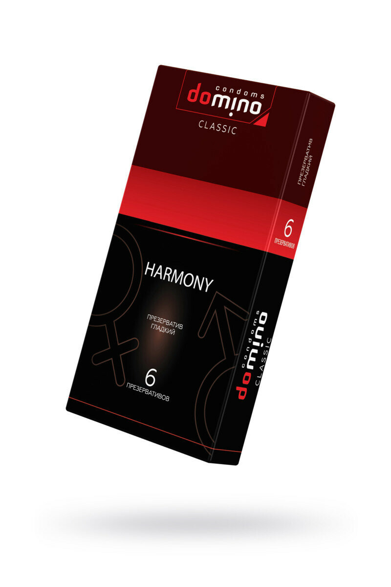 Презервативы Luxe DOMINO CLASSIC Harmony 6 шт, 18 см
