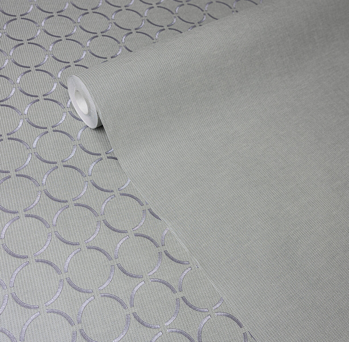 Обои виниловые зелёные на флизелине VICTORIA STENOVA, фон, коллекция CONNECT / СОЮЗ, размер 1.06*10.05 м, повтор рисунка 64см, артикул 585273