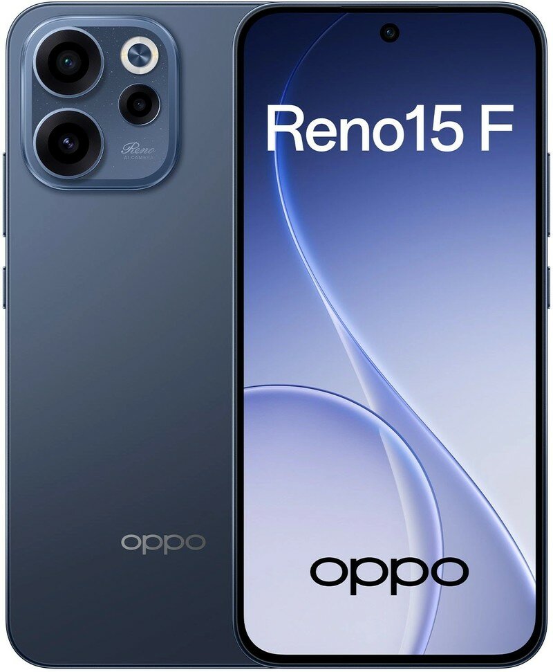 6.57" Смартфон OPPO Reno15 F 5G 12/512Gb, NFC, AMOLED, 120Гц, 7000мAч, синий