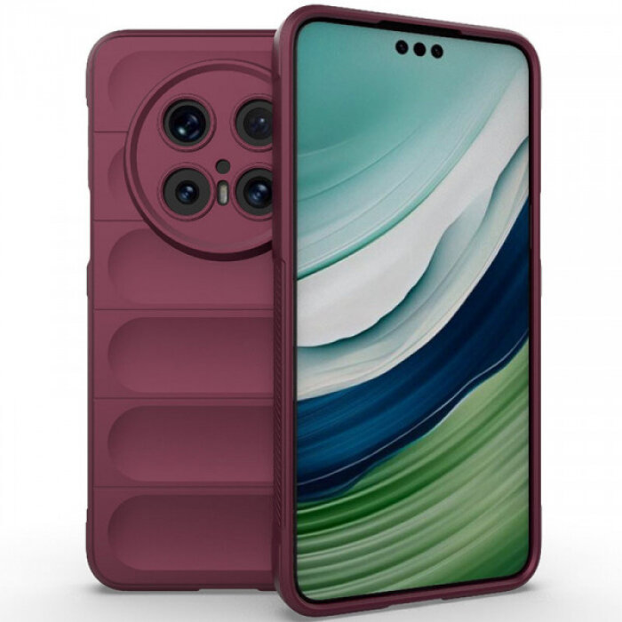 Flex Silicone Противоударный чехол для Huawei Mate 70 Pro / 70 Pro Plus с защитой камеры и микрофиброй