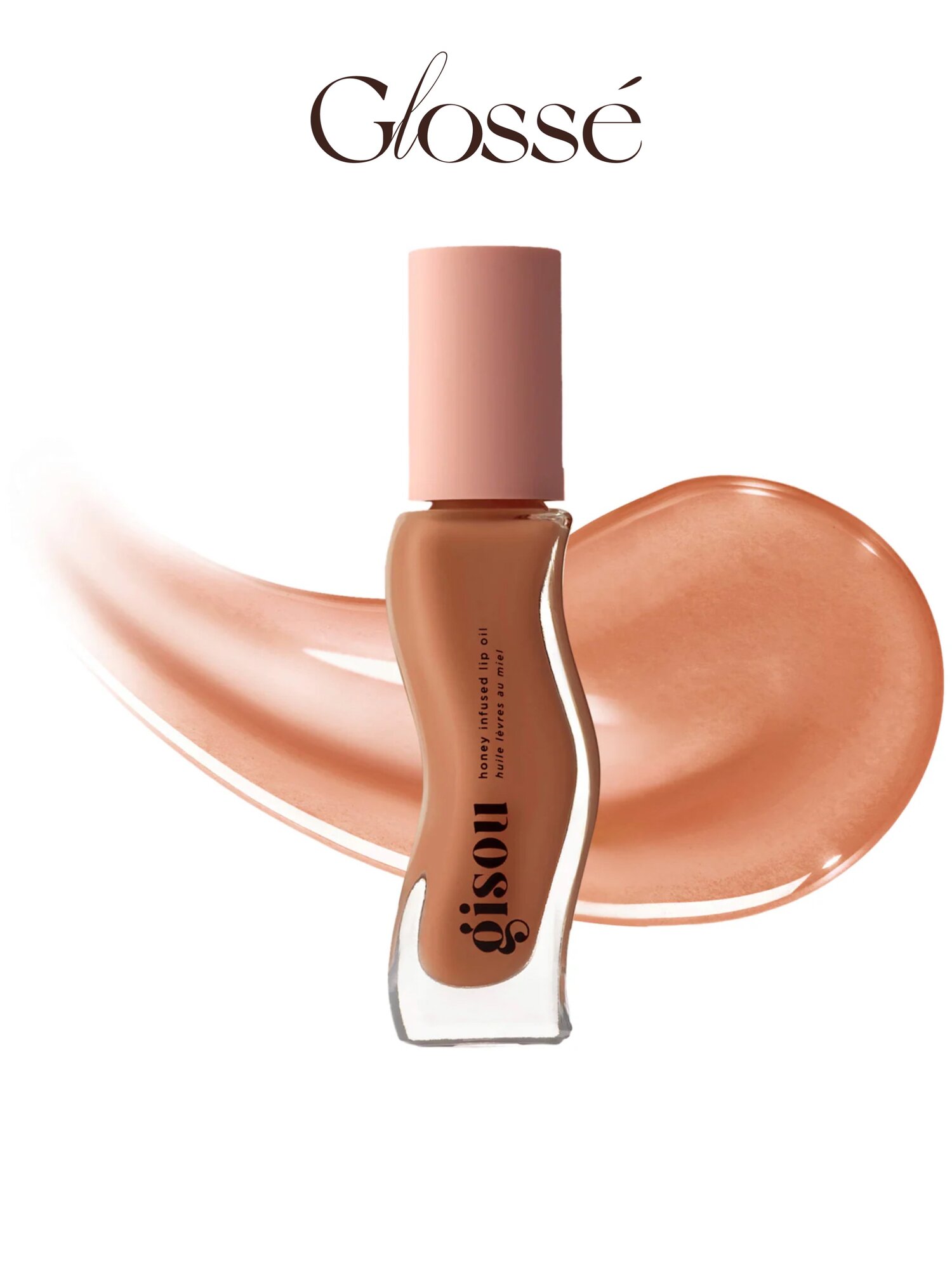 Масло для губ GISOU - HONEY INFUSED LIP OIL StickyToffee, 8 мл.