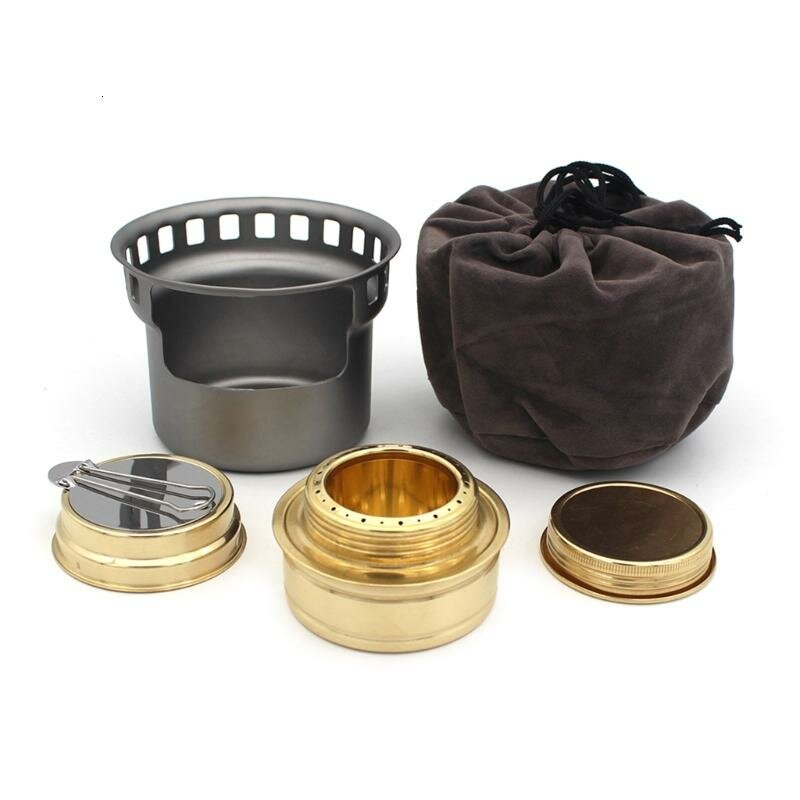 Портативная латунная спиртовая горелка, Серый