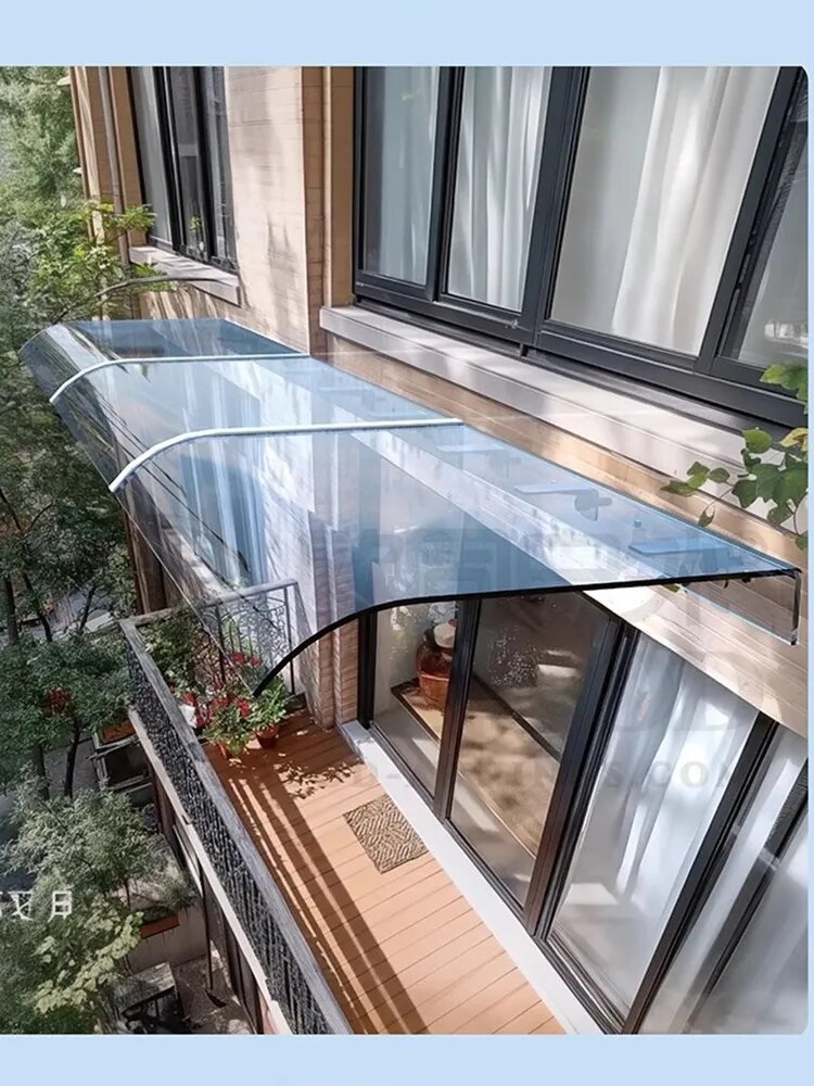 LNOSTOKA Тент маркиза для дома Готовый навес для крыльца, Расширение 60см