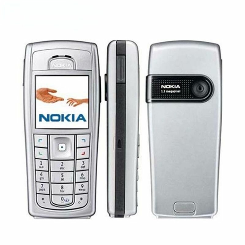 Мобильный телефон Nokia 6230i с одной SIM-картой 1,5" 2G GMS серебристо-белый