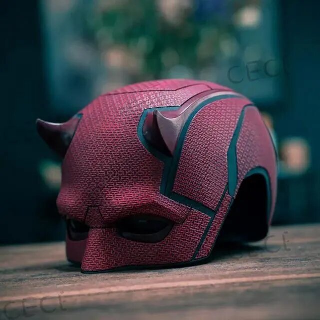 Шлем Сорвиголовы-Daredevil 1:1 для косплея полноразмерная маска, герой комиксов