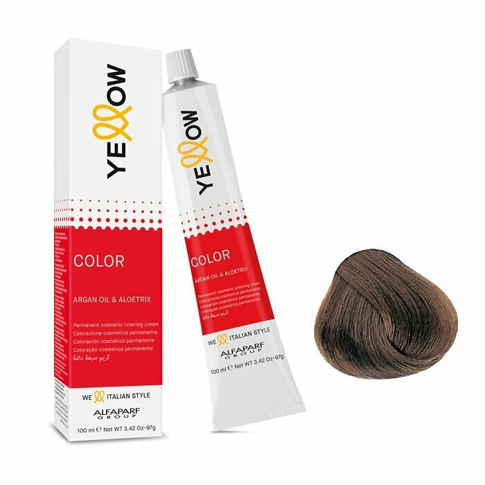 Краска для волос перманентная профессиональная YE COLOR 8.3 (светлый золотистый блонд), 100 мл 16701