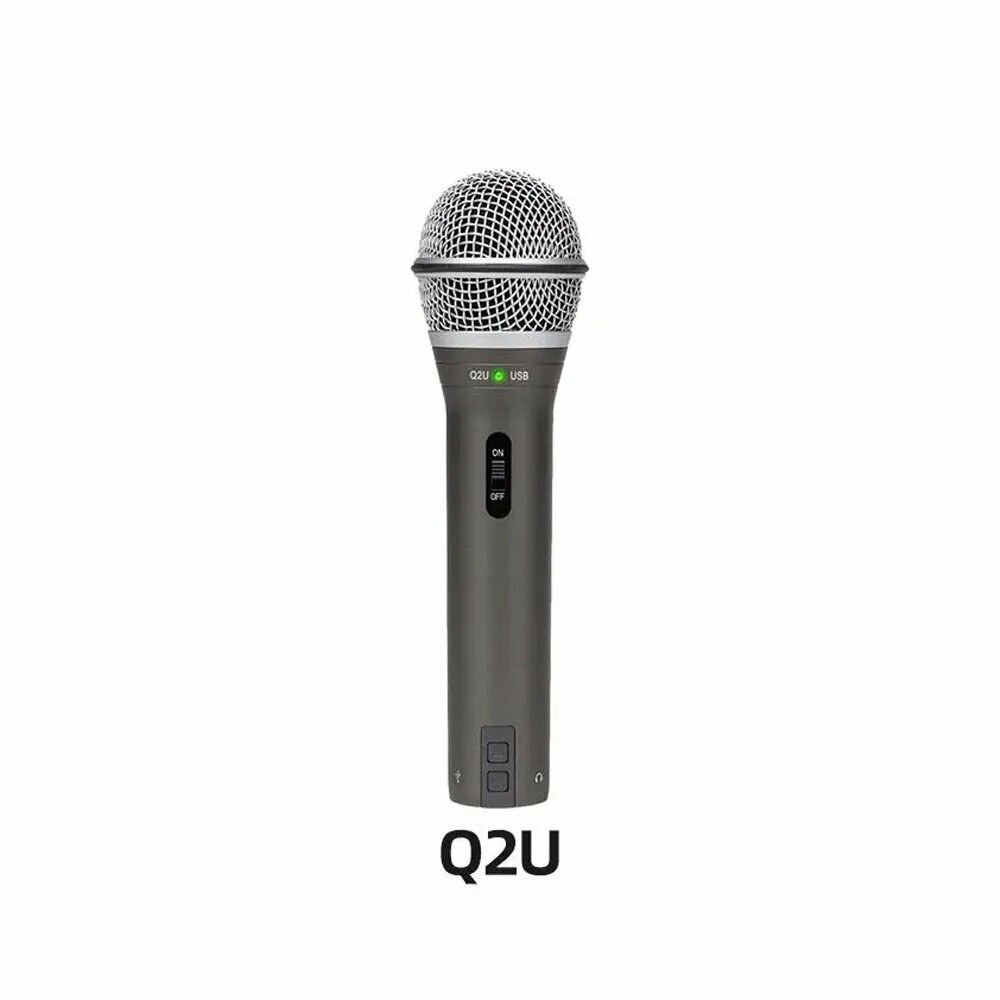 Samson Микрофон игровой (для стриминга) Q2U USB, темно-серый