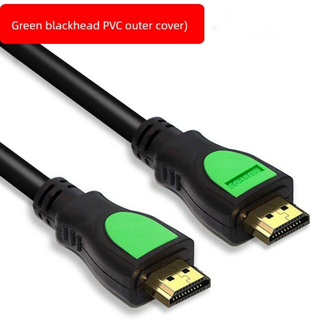 Профессиональный HDMI кабель высокой четкости, зеленый, длина 20 метров для 4K ТВ, компьютера, проектора