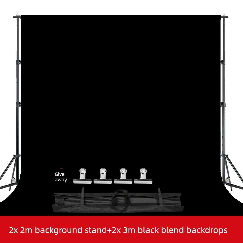 2.88* 3m Фотостойка для фона 2.6x2м, телескопическая портативная мобильная стойка для фотостудии, реквизит для