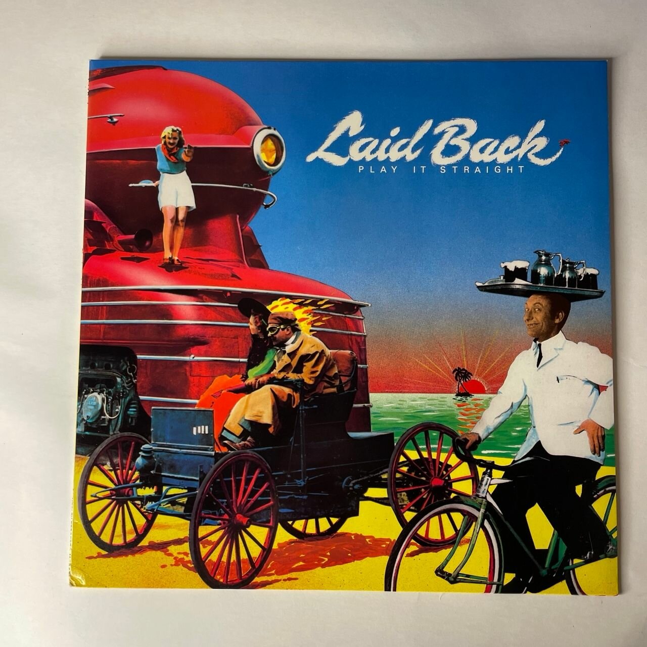 Винтажная виниловая пластинка LP Laid Back Play It Straight (Нидерланды 1985)