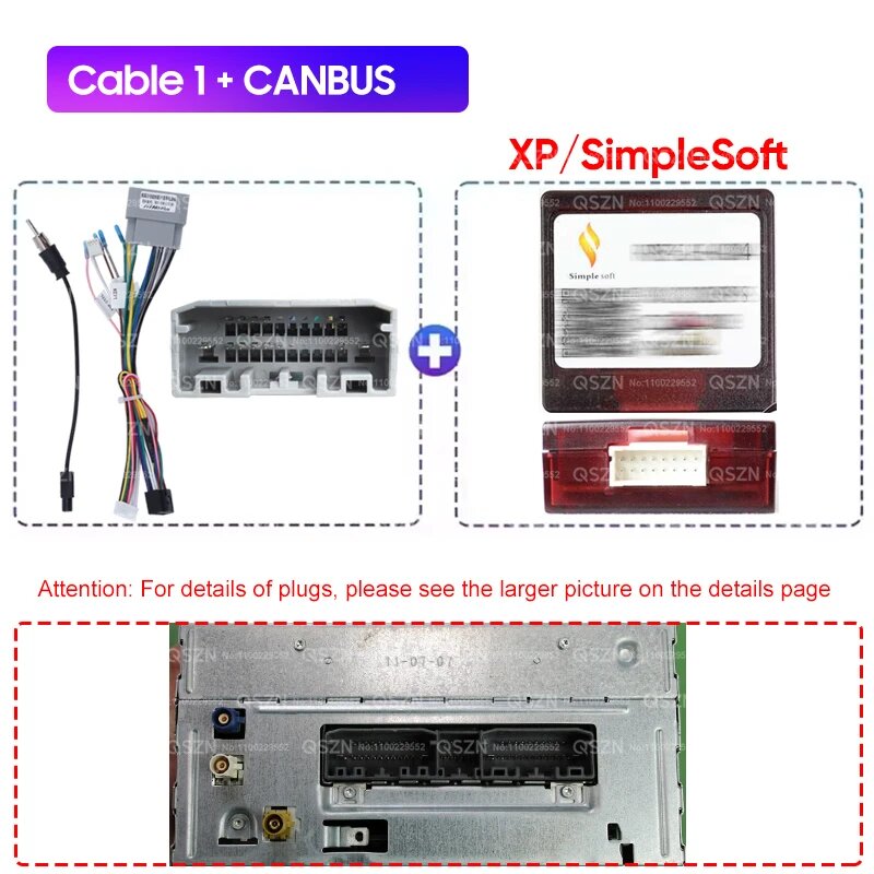 Canbus Cable 1 для Chrysler 300C/SEBRING/PACIFICA