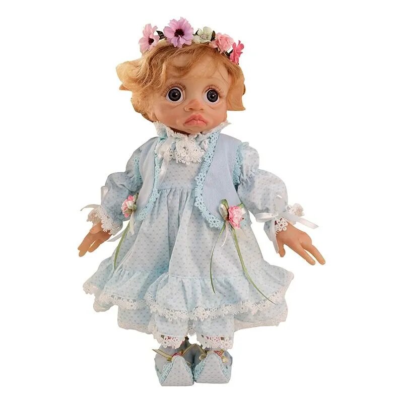 17 дюймов 43 см Новорожденный ребенок Reborn Elf Tinky Кукла Реборн, виниловый корпус