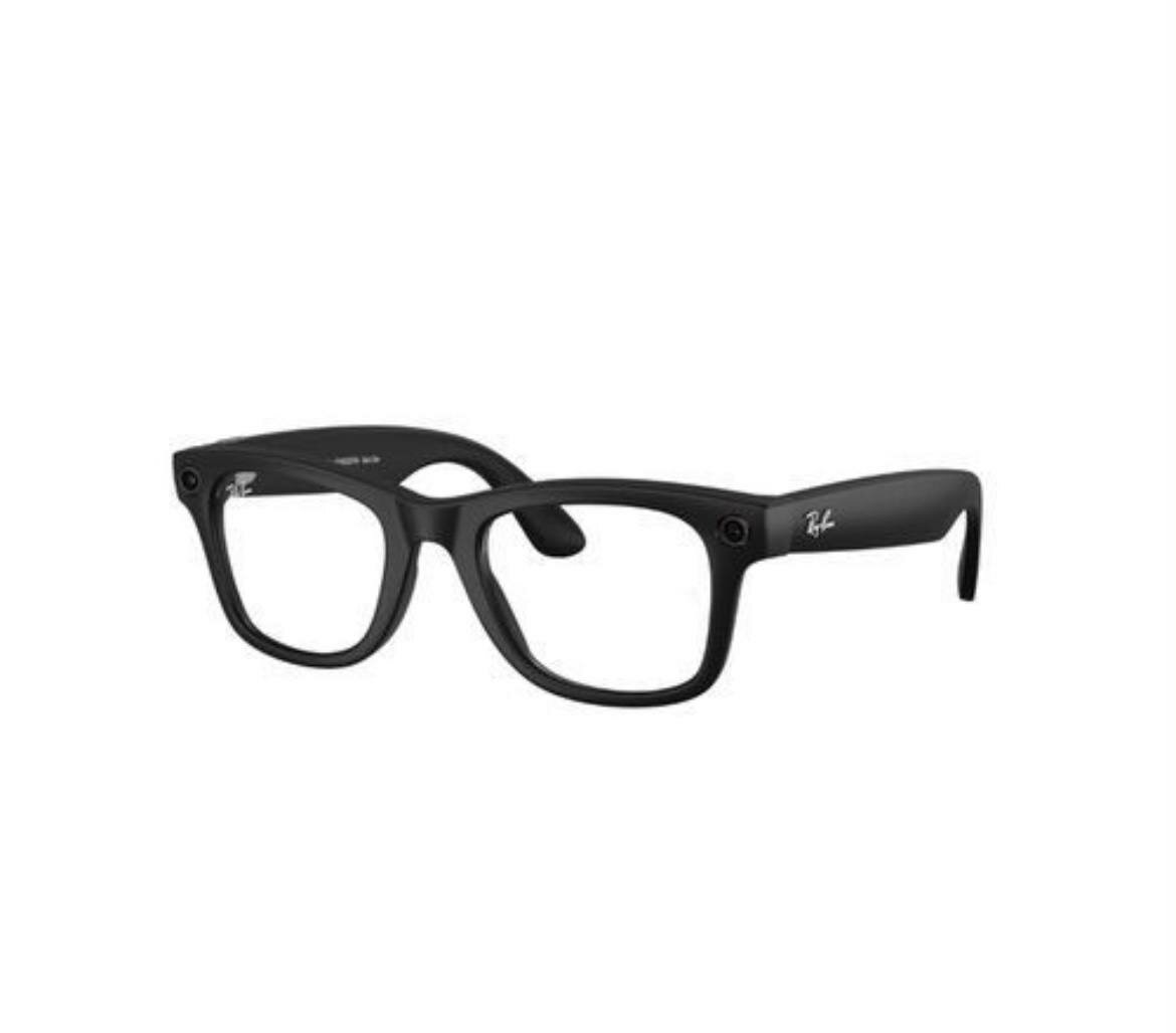 Умные Очки Ray-Ban Wayfarer (Gen 2) с камерой, Shiny Black/Clear (Черные) L размер RW4012
