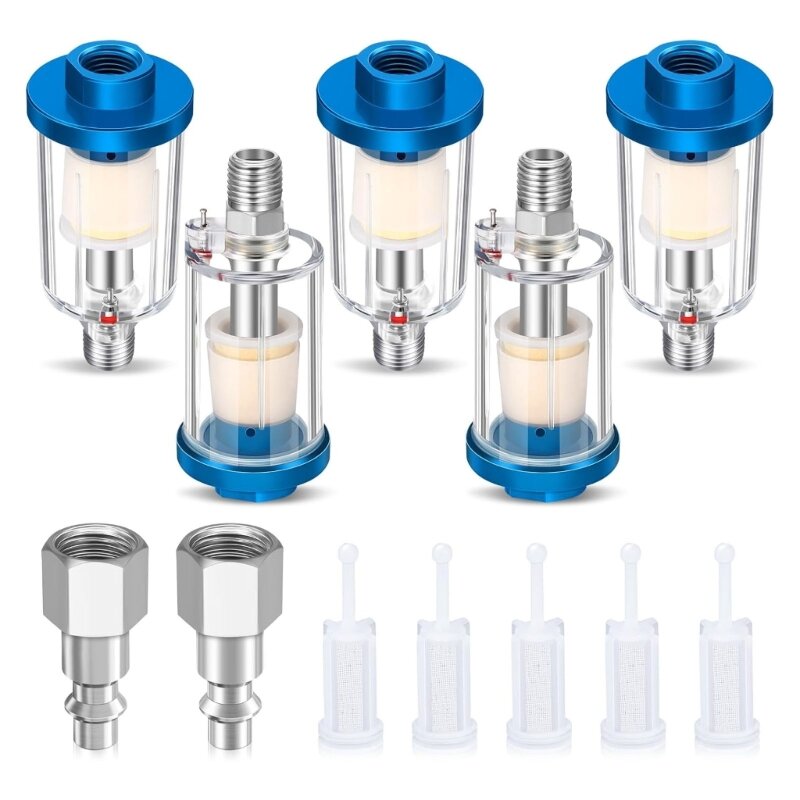 Высокоэффективный Масляно-Водоотделительный Фильтр Для Замены Водяного Маслоотделителя Воздушного Компрессора 1/4 дюйма NPT Фитинги