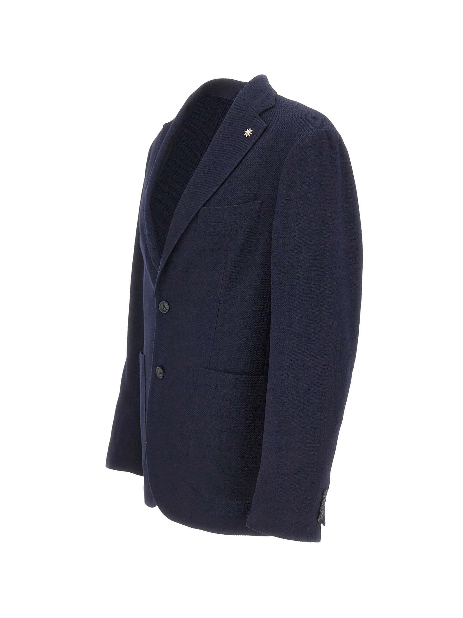 Пиджак Manuel Ritz Lapel-pin blazer, размер 46, blue — фото 1