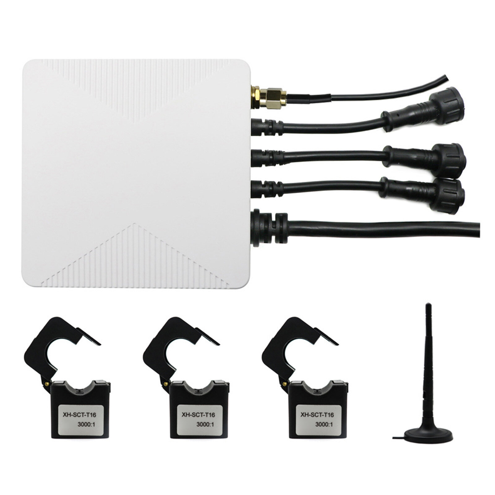 Wi-Fi счетчик энергии с зажимом 3x80A для отслеживания в реальном времени и домашней автоматизации.