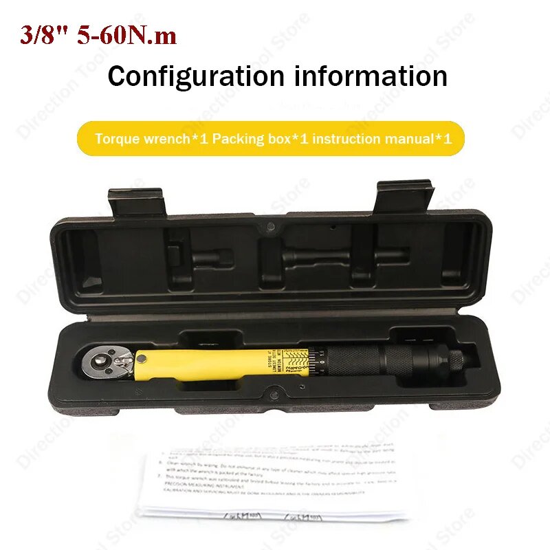 Динамометрический ключ 3/8" 5-60 Нм