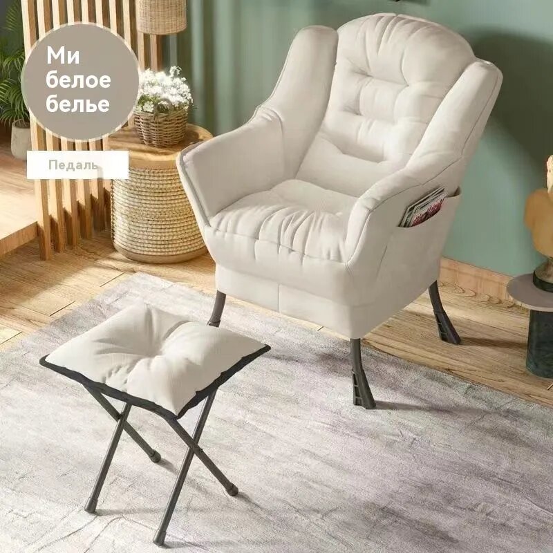 Прямой диван 65х40х85 см, светло-бежевый