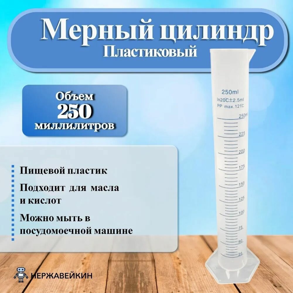 Емкость мерная, 250 мл, 1 шт