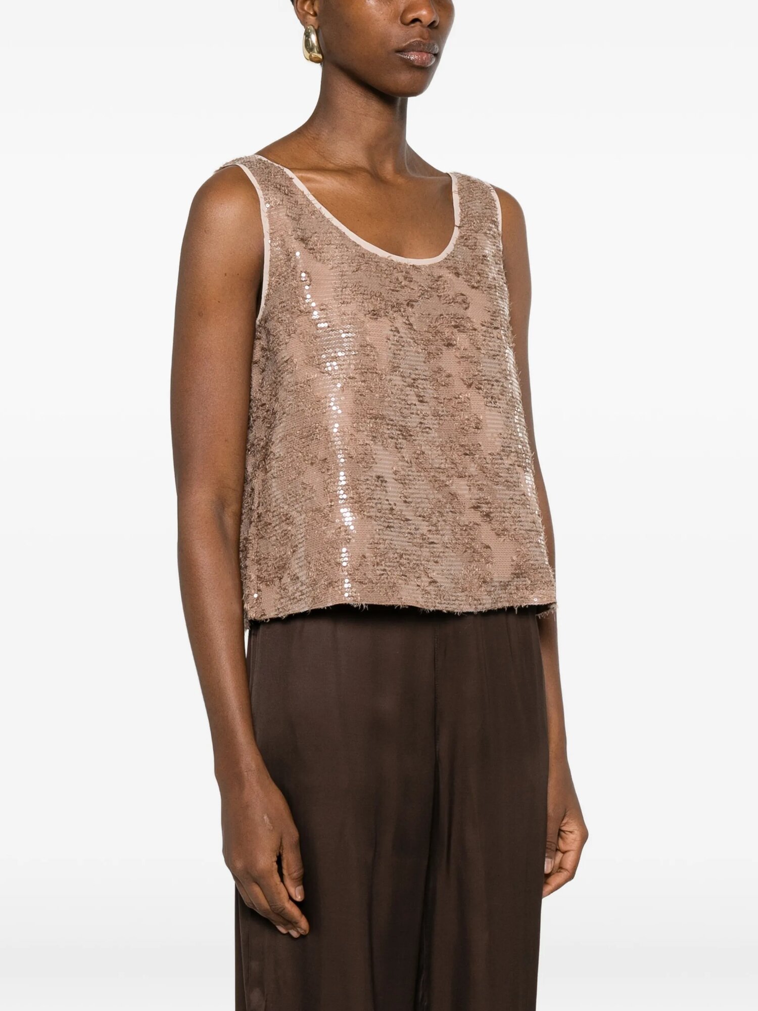Топ PennyBlack Sequin-embellished top, размер 42 — фото 1