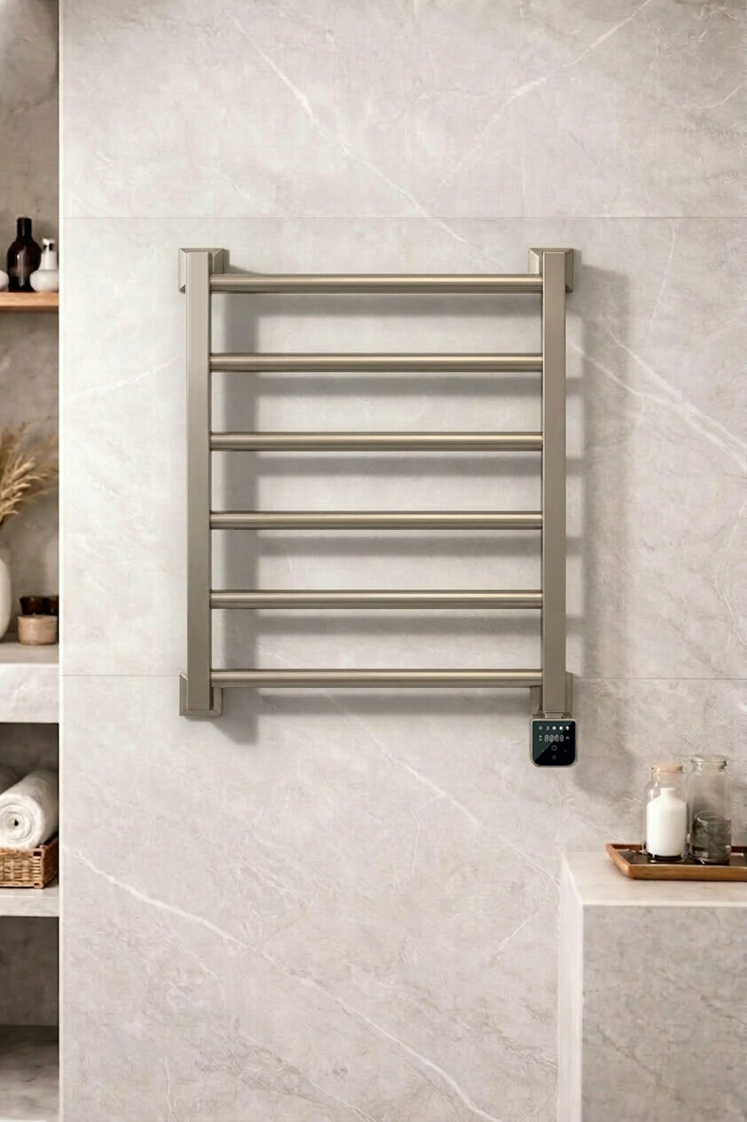 SATURN Электрический полотенцесушитель 60x50 см Грейдж